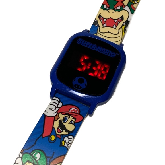 Nintendo | Accessories | Super Mario Bros Led Watch | Poshmark